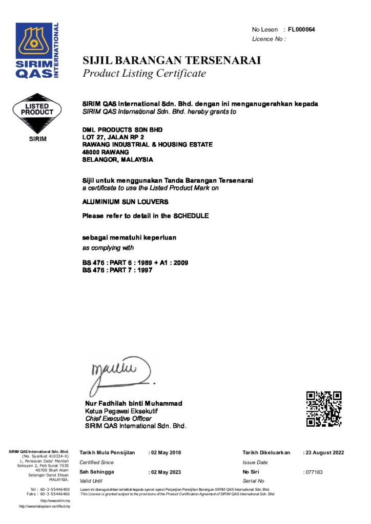 Certifications – DML Group of Company